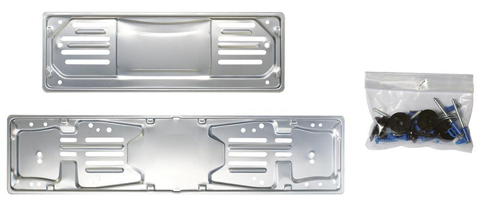 Set Portatarghe Ant+post In Alluminio - BricoBravo