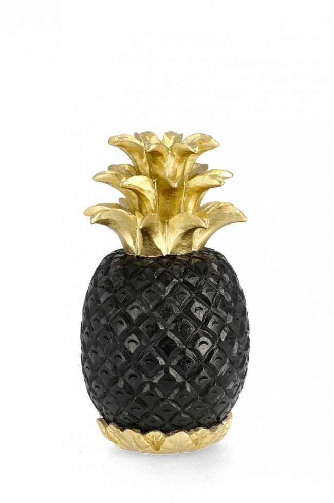 Decorazione Ananas Surabaya nera H30 (4 Pezzi) - POLY ANANAS - BricoBravo