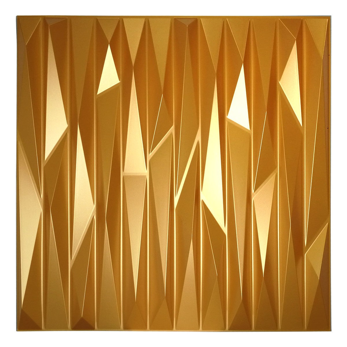 KRIPTON giallo-metal-opaco - Pannello parete in PVC a rilievo 3D - 50c ...