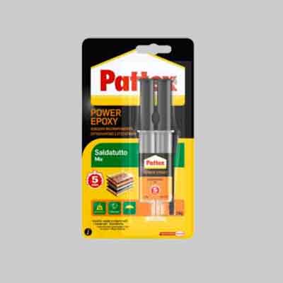 COLLA 'POWER EPOXY ACCIAIO LIQUIDO' SIRINGA 35 gr - BricoBravo