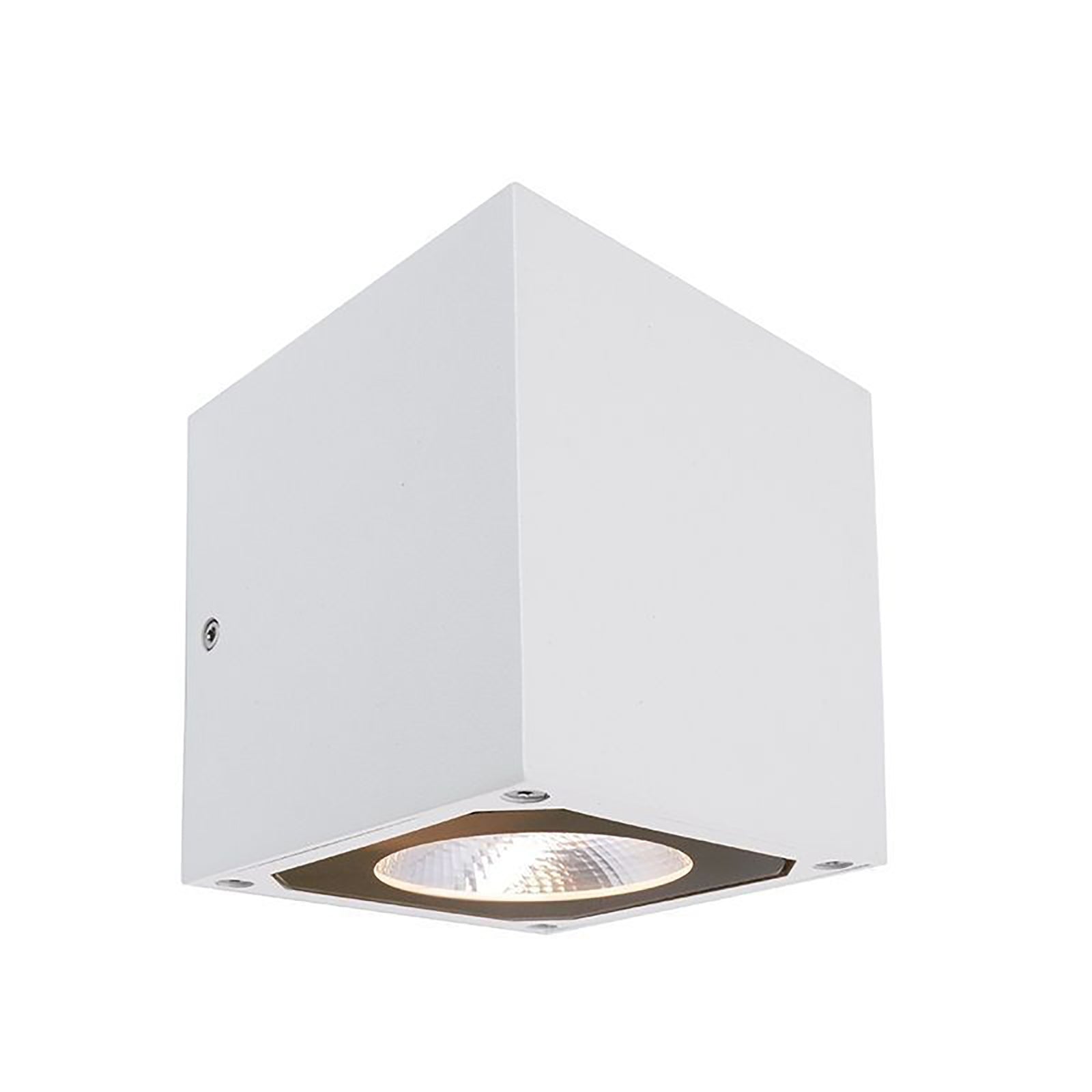 Cubodo Applique cubo LED 7W lampada parete muro IP54 singolo fascio lu ...