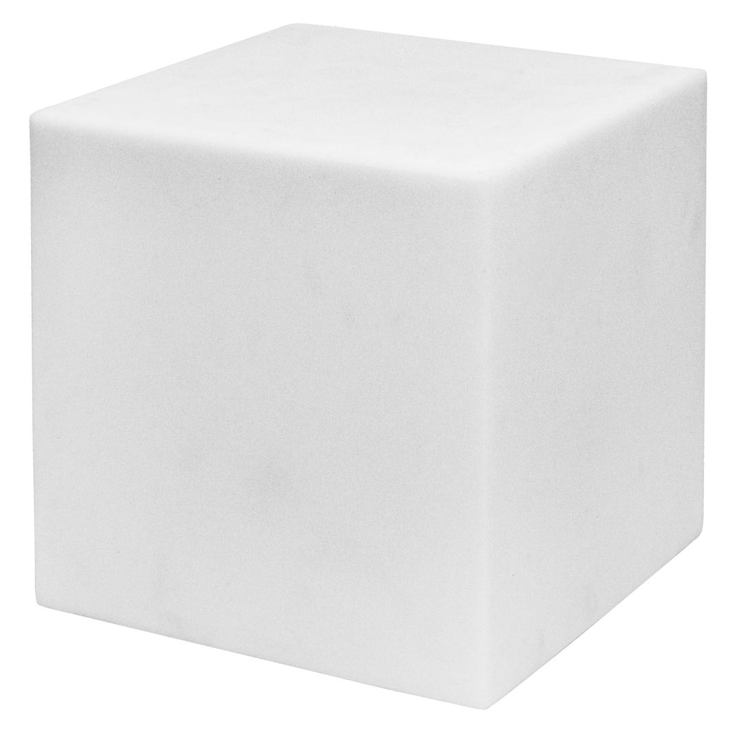 Cubo Luminoso da Giardino a LED 40x40 cm in Resina 5W Cube Bianco Fred ...