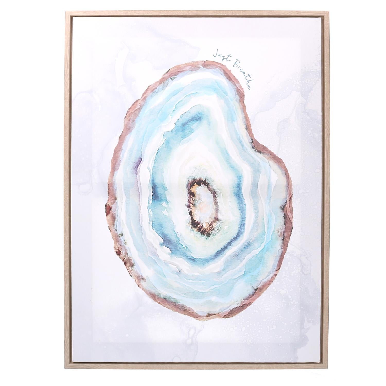 Quadro legno mare ostrica cm50x70x4 - BricoBravo