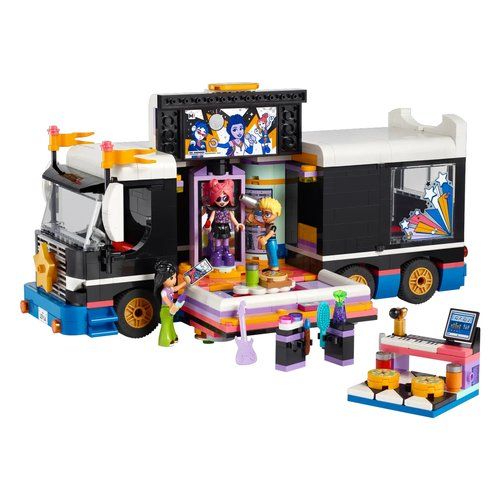 Costruzioni lego 42619 friends tour bus delle pop star - BricoBravo