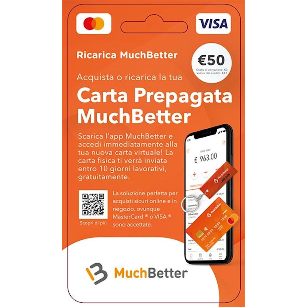 Ricarica muchbetter 50 muchbetter 50 - BricoBravo