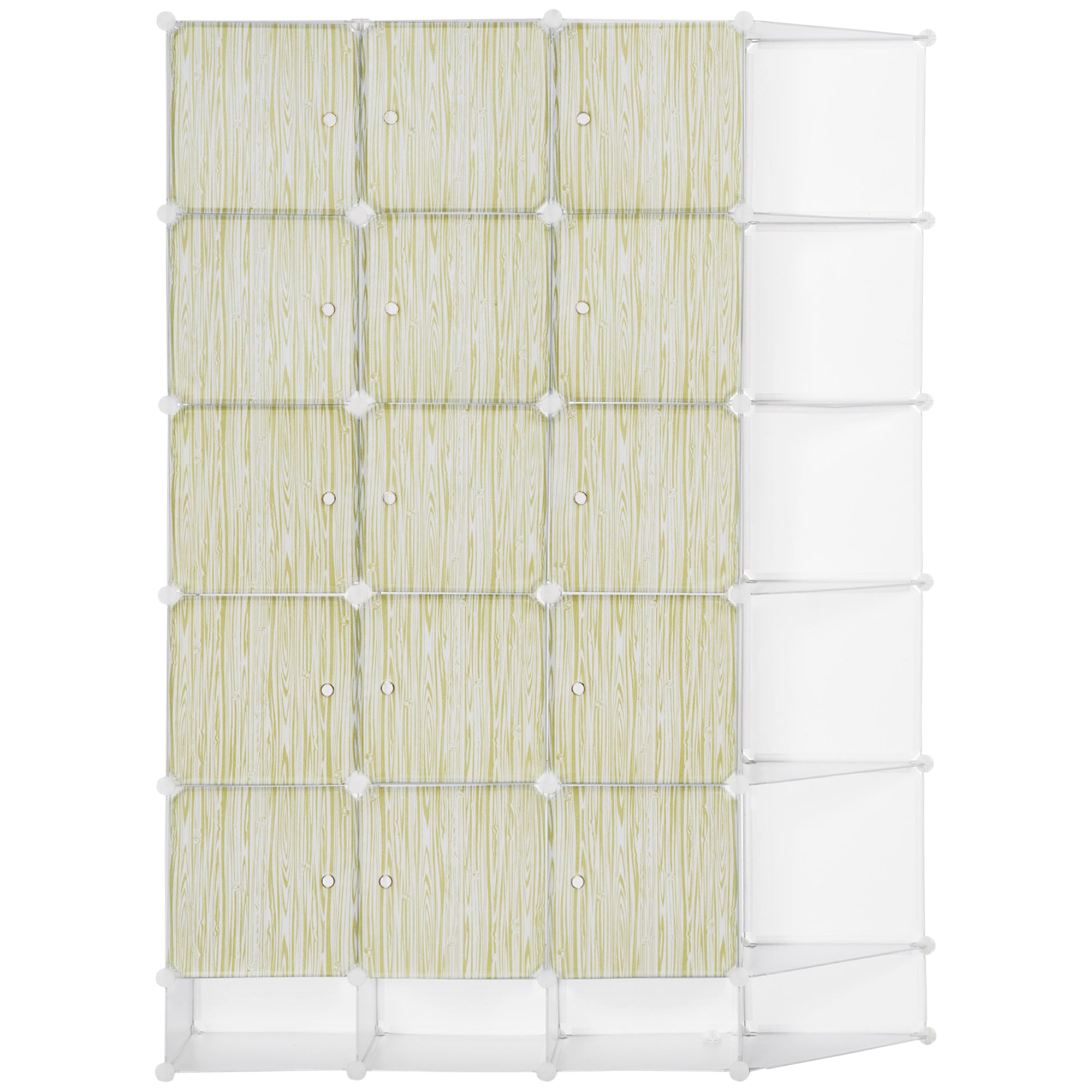 EASYCOMFORT Mobile Scarpiera Modulare Salvaspazio per Interni con Desi ...