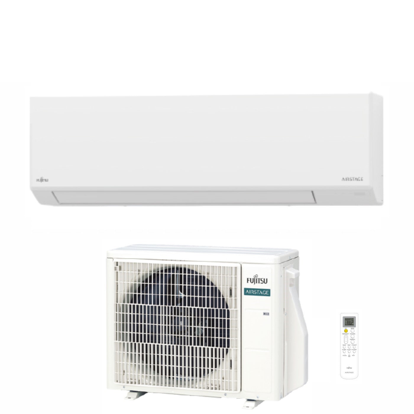 Climatizzatore Condizionatore Fujitsu Inverter Serie KL 12000 Btu ASEH ...