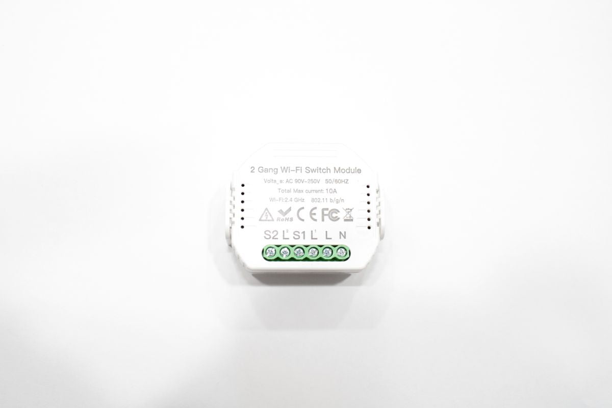 CONTROLLER WIFI 2.4GHz PER ACCENSIONE E TIMER INTERRUTTORI 2 VIE 230V ...