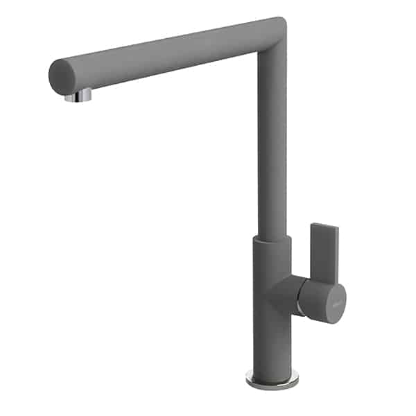 Rubinetto Miscelatore Cucina Elleci Ares Metaltek Grigio Titanium MMKA ...