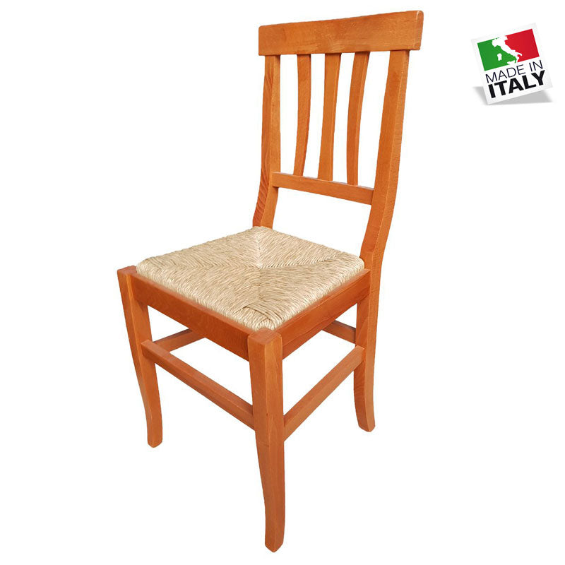 Sedia Laura Paglia Ciliegio - BricoBravo