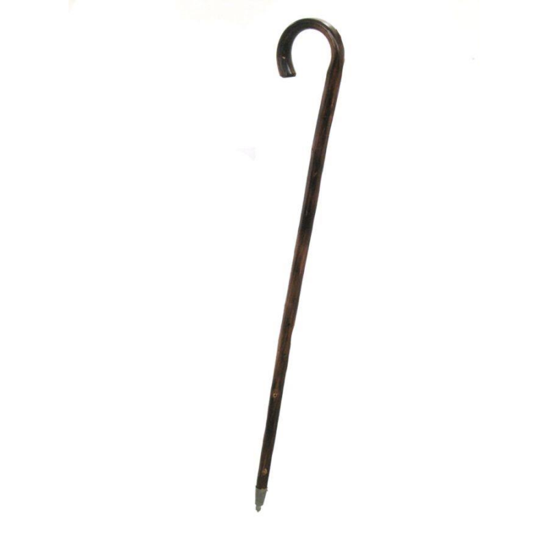 Bastone rustico scuro c/punta ferro cm13,5h92,5 - BricoBravo