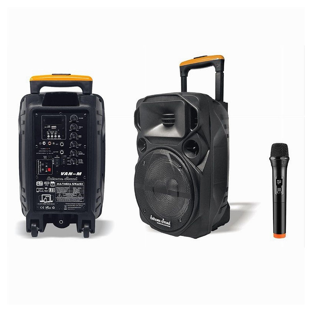 Cassa Portatile A Trolley 600 W Bluetooth Usb Rgb Con Microfono Wirele ...