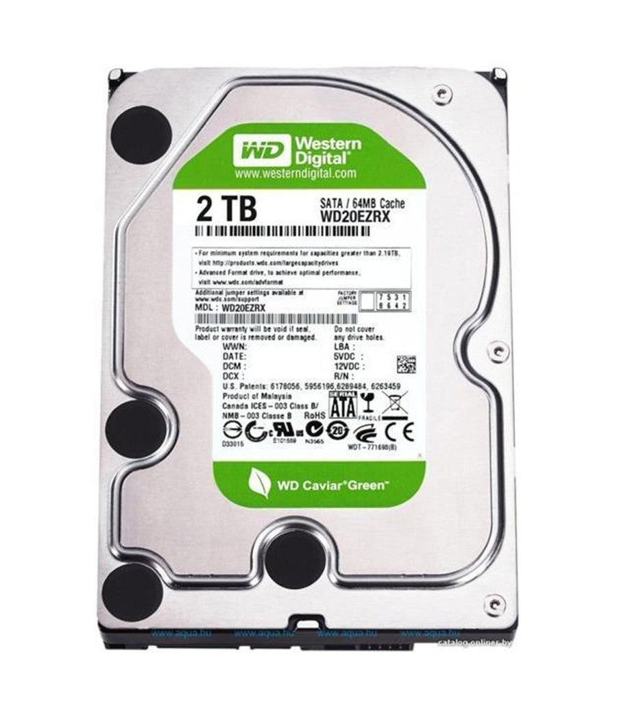Trade Shop - Hard Disk Interno Western Digital Caviar Green 2tb 3,5" I ...