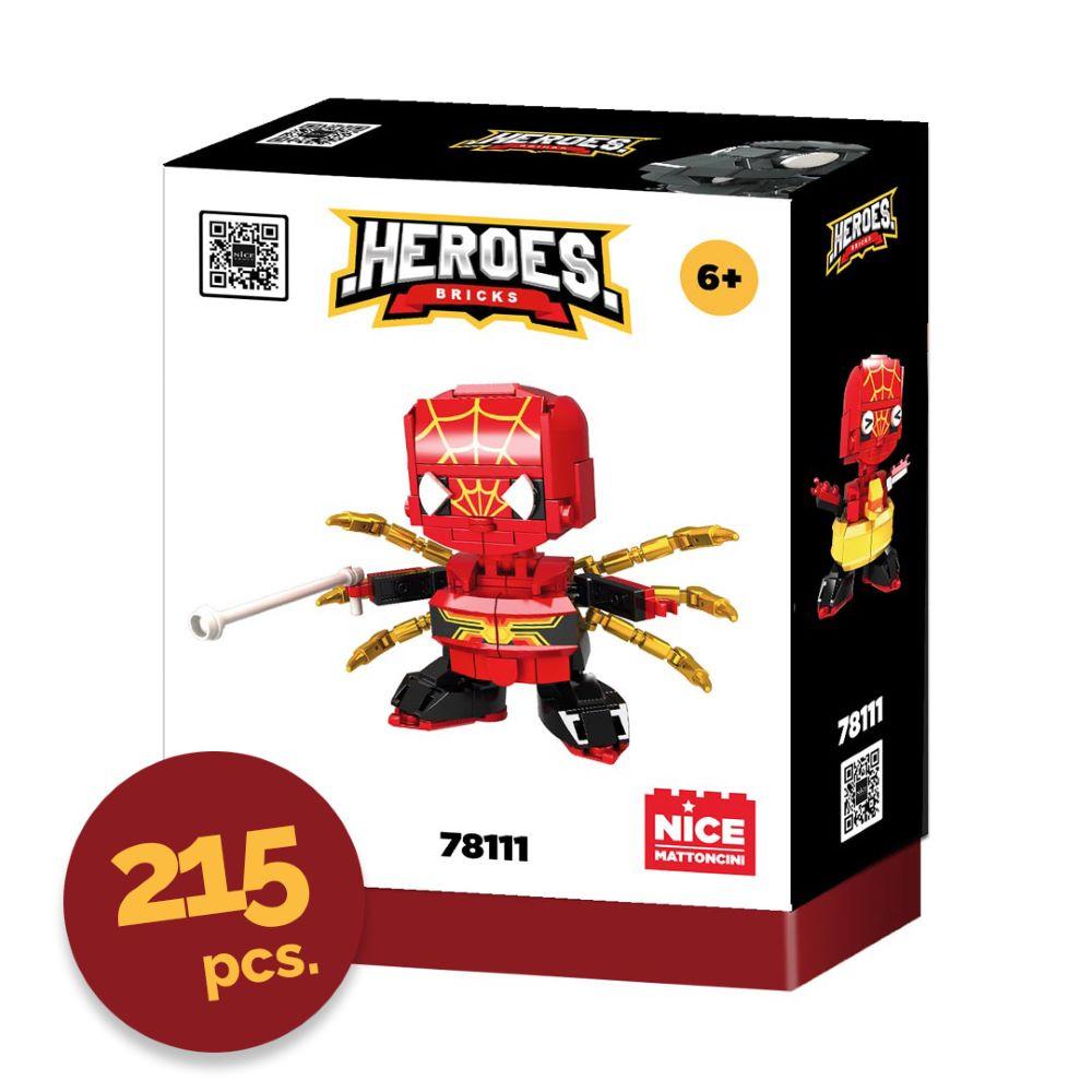 heroes bricks red soldier - BricoBravo