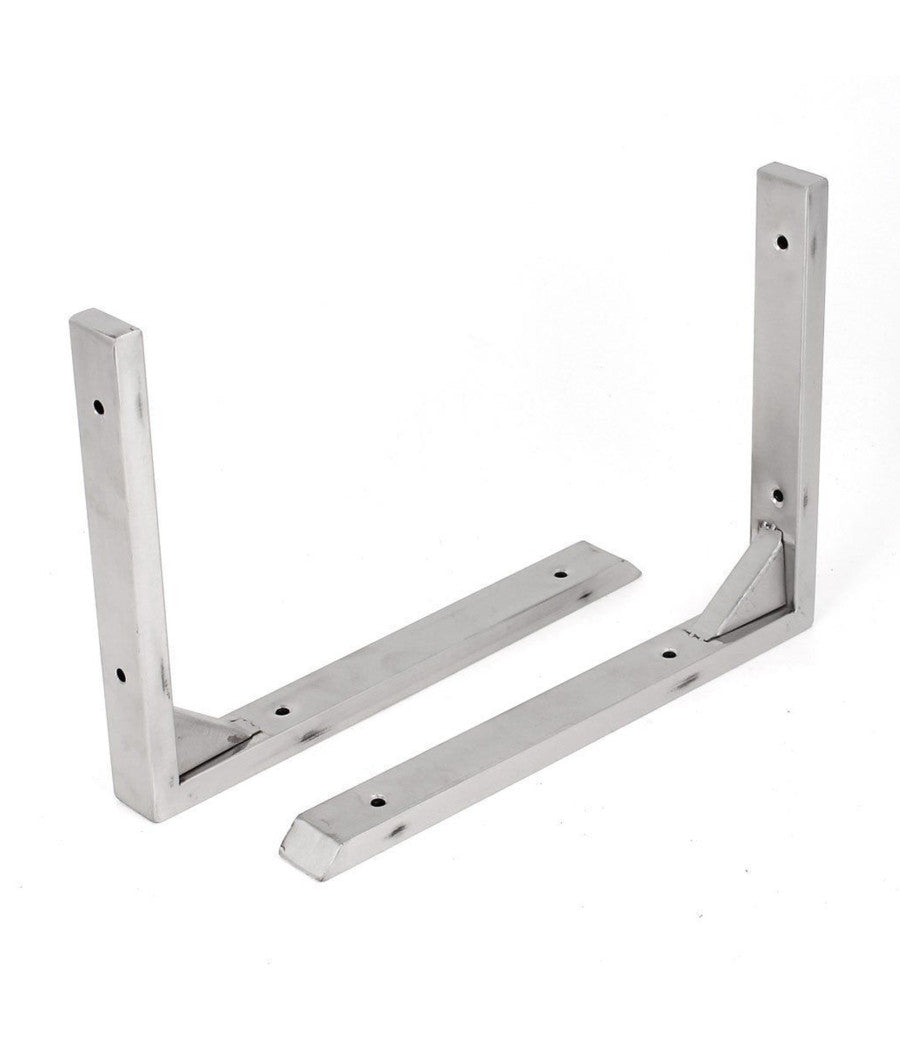 Trade Shop - Set 2 Pezzi Reggimensola Supporto Staffa Reggi Mensola In ...