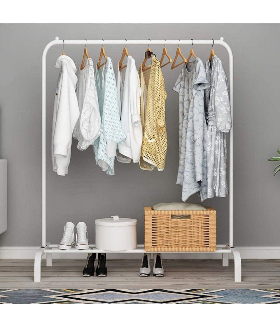 Trade Shop - Stand Appendiabiti Da Terra Attaccapanni Abiti 150 X 110 ...