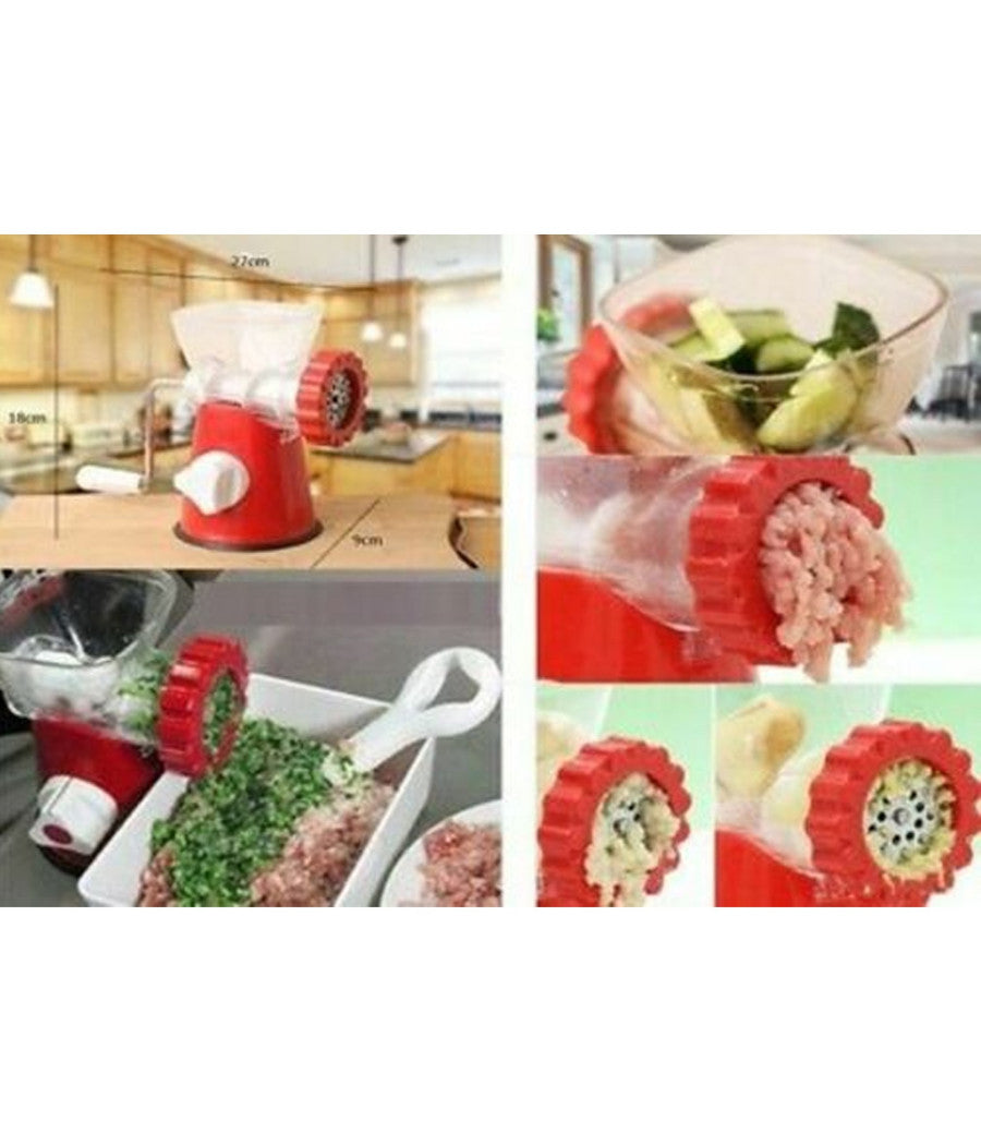 Trade Shop - Tritacarne Manuale Trita Carne Trita Verdure Con Doppio D ...